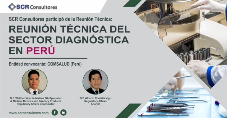 Reunión Técnica del Sector Diagnóstica en Perú - SCR Consultores