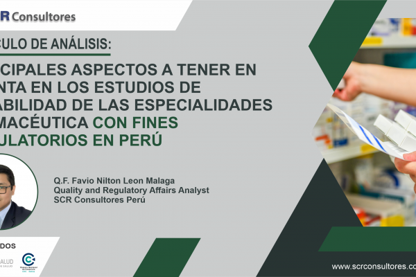 Registro Sanitario: DIGEMID establecimientos - SCR Consultores